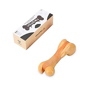 Tikaton Dog Chew Toys for Aggressive Chewers, Chicken Flavor Durable Dog Teething Chew Toys Bones for Large/Medium/Small Puppies