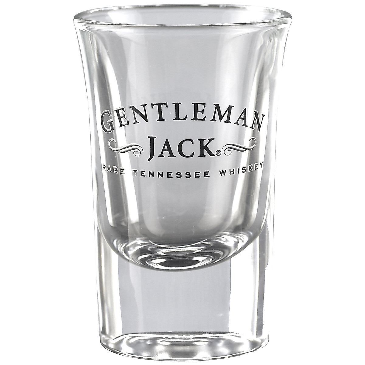 Jack Daniel's Licensed Barware Gentleman Jack Shot Glass, 1 Count (Pack of 1), Clear
