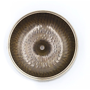 Tibetan Hand Hammered LINGAM Singing Bowl Set- For Meditation, Yoga, Sound Therapy, Spiritual Healing, Prayer, Mind and Body Relaxation