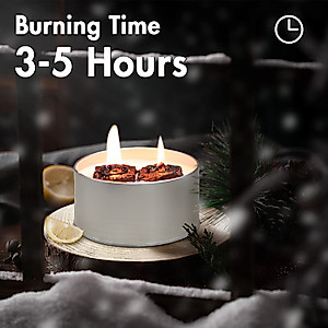 MCleanPin Tabletop Fire Pit for S’Mores,Portable Campfire in A Can,Camping Candles,Mini,Emergcy Heater for Outdoor,3-5 Hours Bonfire Burn Time,No Wood No Embers for Camping Food and Home Indoor