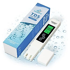 All-New 2025 TDS Meter Digital Water Tester – 4-in-1 Accurate & Reliable TDS, EC & Temperature Meter (°C, °F) 0-9990 ppm, Ideal for Drinking Water, Aquariums, Hydroponics, RO/DI Systems & More