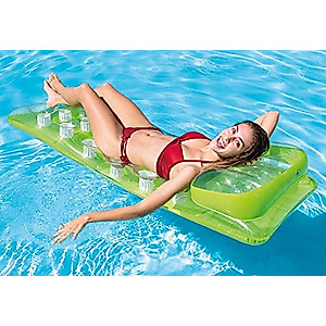 18-Pocket Fashion Pool Lounge - Inflatable Pool Float - Colors May Vary