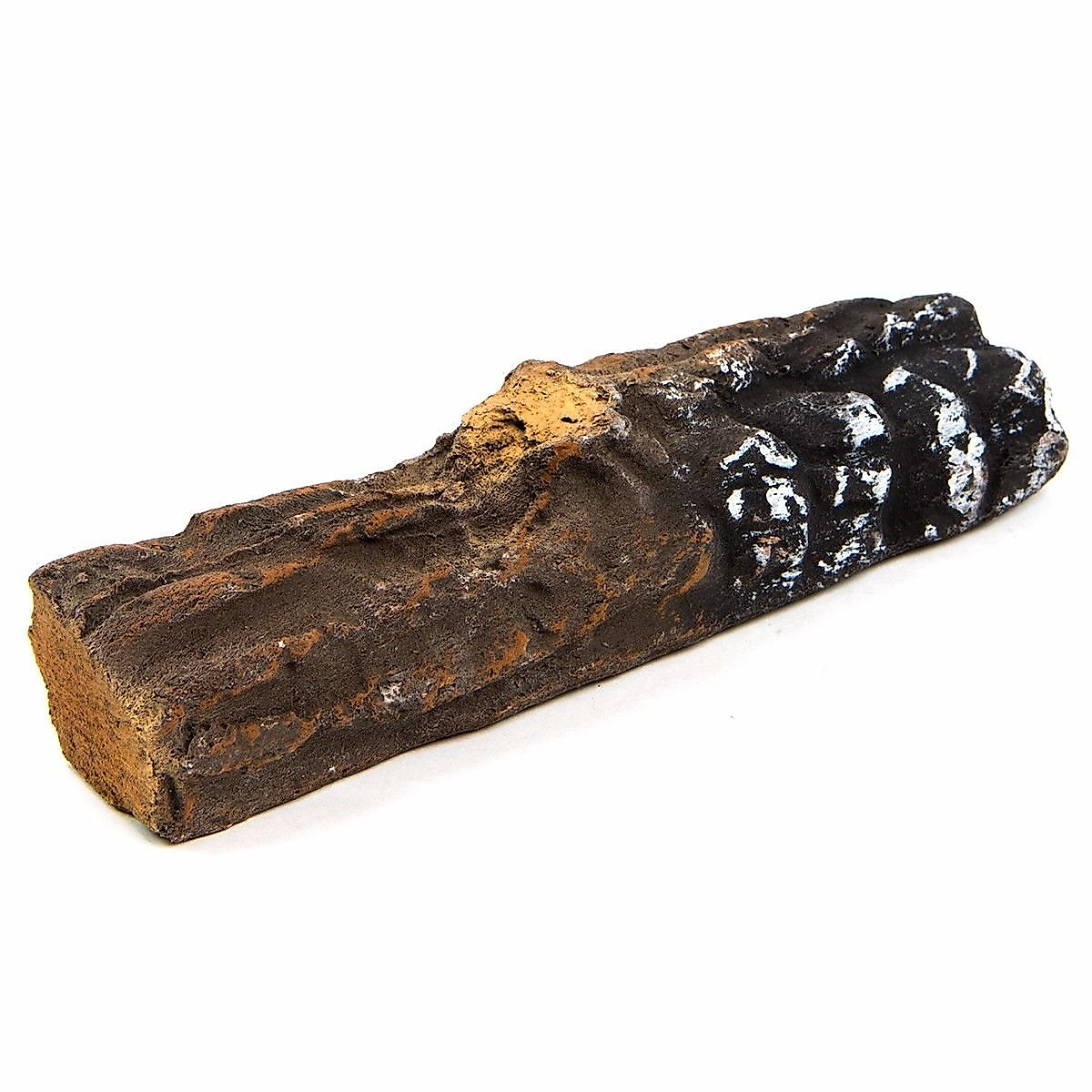 Barton 10PCS Ceramic Fireplace Logs Fake Logs Stackable Wood Logs for Firebowl, Firetable, Fire Pits, Propane, Gas Inserts, Ethanol (10-Pieces)