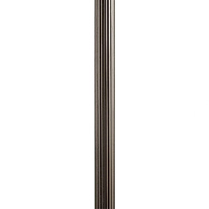Kichler 9595OZ Accessory Outdoor Fluted Post, Olde Bronze