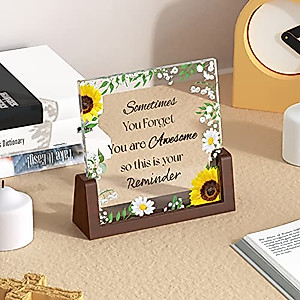 Inspirational Gifts for Women - Acrylic Motivational Gifts Encouragement Cheer Up Gifts for Women Men Mom Friends Birthday