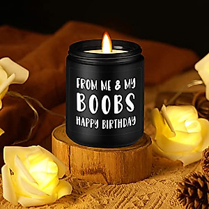 Fairy's Gift Funny Birthday Scented Candles - Naughty Boyfriend Birthday Gift - Fun Bday Gifts, Happy Birthday Husband, Partner, Hubby, BF Birthday Gift - Humorous Husband Birthday Gifts from Wife