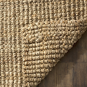 SAFAVIEH Natural Fiber Collection Area Rug - 10' x 14', Natural, Handmade Farmhouse Jute, Ideal for High Traffic Areas in Living Room, Bedroom (NF747A)