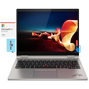 Lenovo ThinkPad X1 Titanium Yoga 13 Home & Business 2-in-1 Laptop (Intel i7-1160G7 4-Core, 16GB RAM, 1TB SSD, Intel Iris Xe, 13.5" 60Hz Touch Win 10 Pro) with MS 365 Personal, Hub
