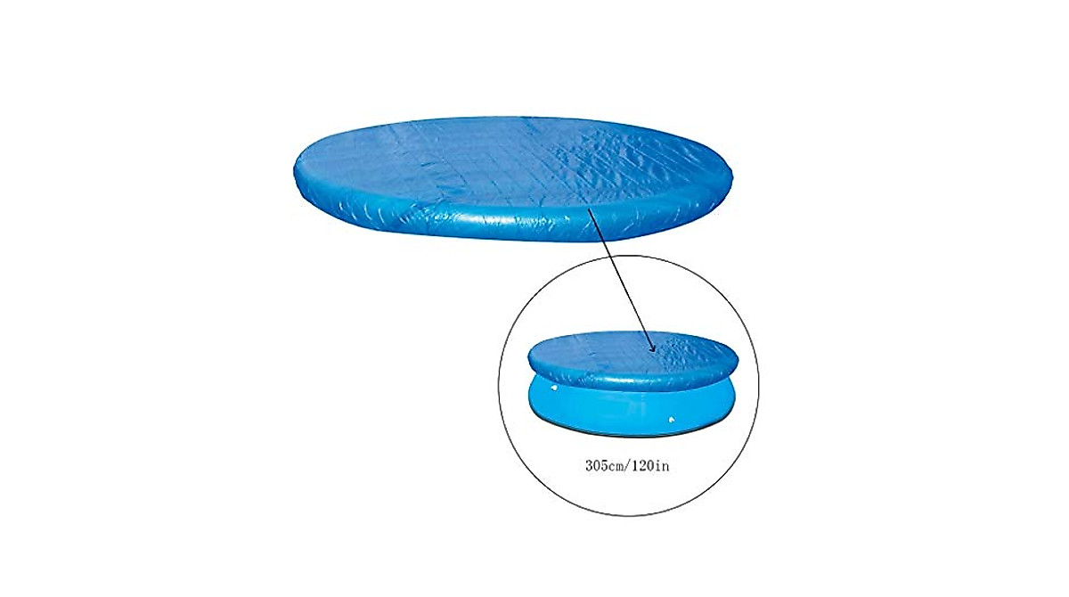 Round Solar Pool Cover - Clean & Warm Your Pool