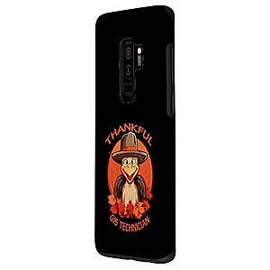 Galaxy S9+ GIS Technician Funny Thanksgiving Turkey & Fall Case