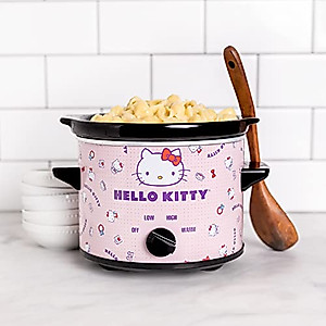 Uncanny Brands Hello Kitty 2qt Slow Cooker - Cook With Your Favorite Sanrio Characters