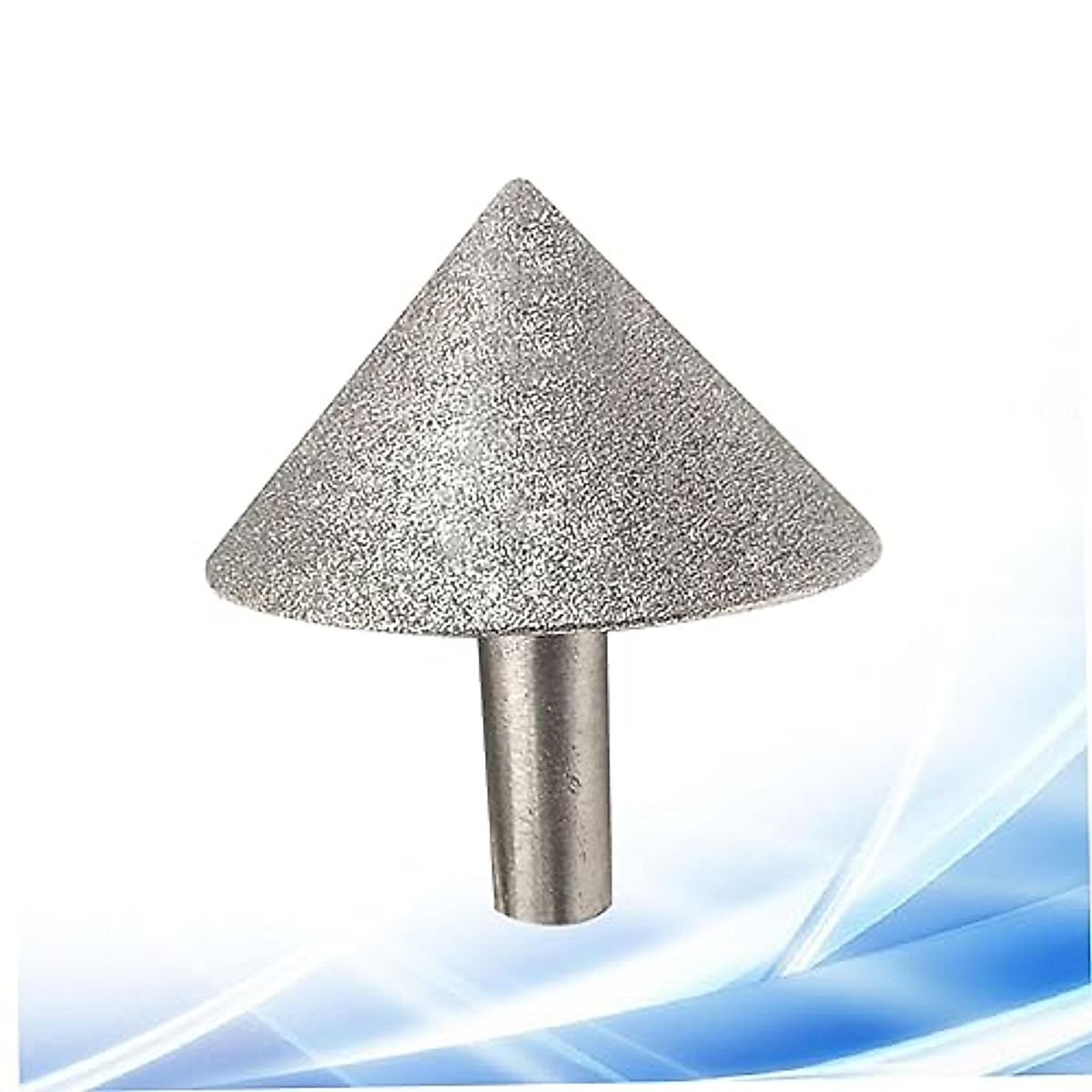 OSALADI Abrasive Stone Heads Alloy Grinder Drill Grinder Head Stone Grinding Tools Rotary Burrs Grinding Head Glass Stone Chamfering Tool Grinding Head Adamas Chamferer conical