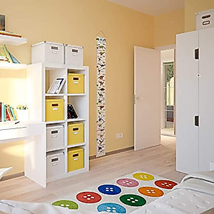 LIFELIKO Personalised Growth Chart for Dinosaur Lovers, Removable Wall Ruler for Boys and Girls, Kid’s Room Decoration (White)