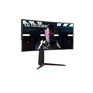 LG 34” 34GN85B-B Nano IPS 1 ms QHD Curved Ultragear™ Gaming Monitor with 160Hz Refresh Rate, VESA Display HDR400, AMD FreeSync™ Premium & G-SYNC Compatible