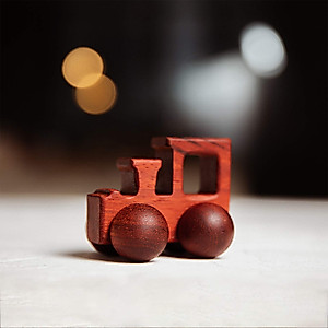 3PCS Wooden Baby Toys,Baby Grasping Toys Push Car Toys Montessori Toys Wooden Toy Vehicles,#1