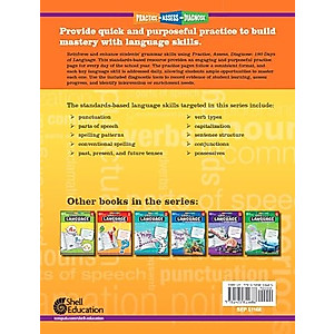 Shell Education 180 Days of Language for Third Grade (180 Days of Practice)