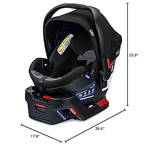 Britax B-Safe Gen2 FlexFit Infant Car Seat, StayClean - Stain, Moisure & Odor Resistant Fabric
