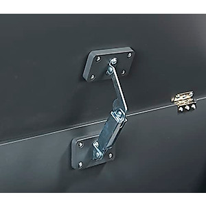 Badger Basket Kid's Up & Down Toy Box and Organizer with Two Reversible Fabric Bins - Dark Gray