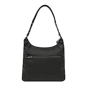 Travelon Hobo Crossbody Bag, Black, One Size