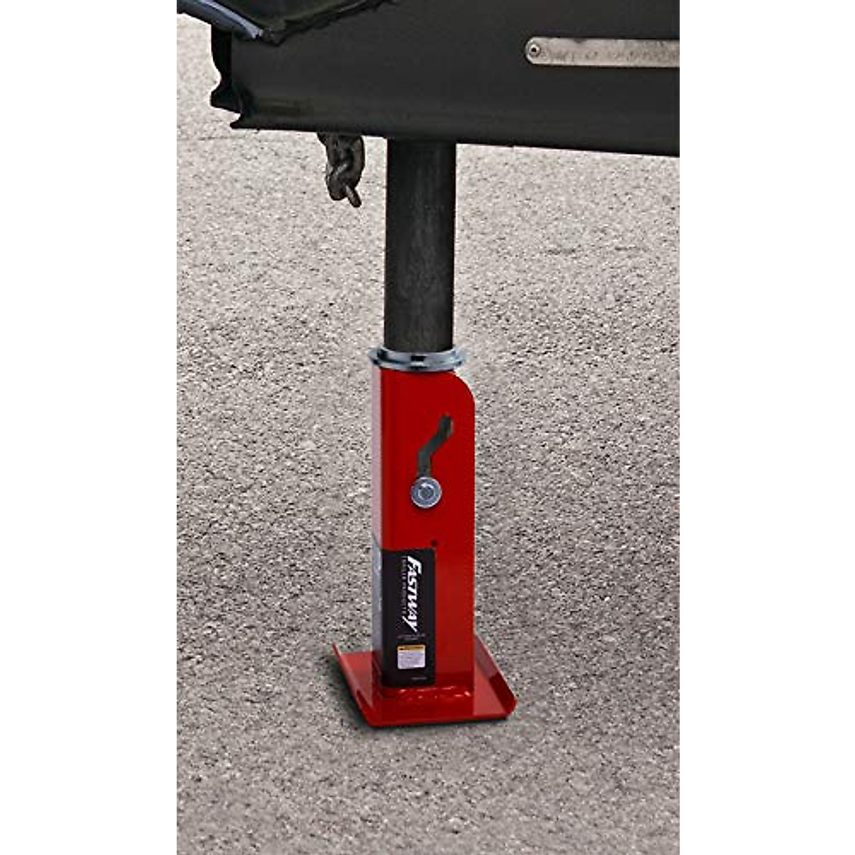 Fastway FLIP 88-00-4500 Trailer Tongue Automatic Fold-Up Jack Foot Plate for 2 1/4" Jacks-4" Extension (2-Inch Inner Jack Tube)