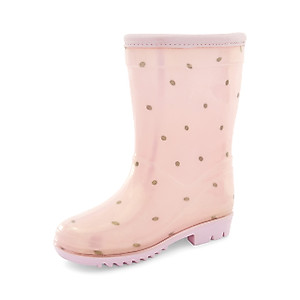 carter's Girls Nina Rain Boot, Pink, 9 Toddler