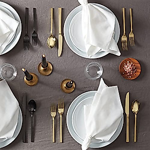 Oneida Allay Champagne 20 Piece Everyday, Service for 4 Flatware Set, 20PC FW, STAINLESS