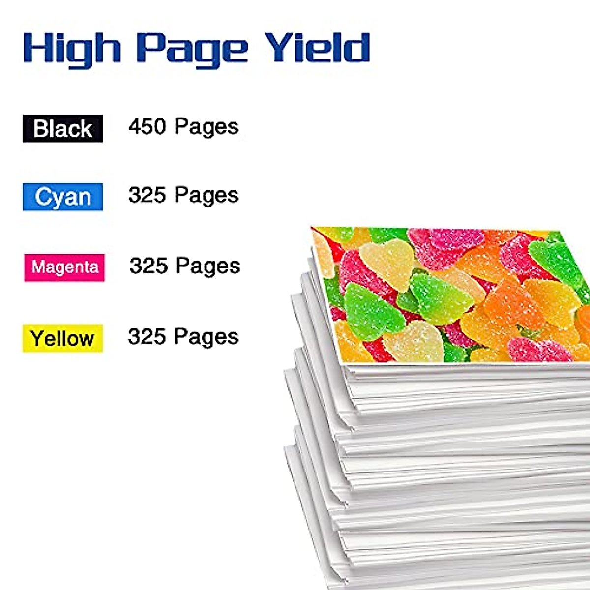 MM MUCH & MORE Compatible Ink Cartridge Replacement for Brother LC-61 LC61 LC 61 Used with DCP-165C DCP-375CW DCP-385CW MFC-490CW MFC-5895CW MFC-6490CW Printer (4 BK, 2 C, 2 M, 2 Y, 10-Pack)