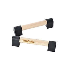 Vita Vibe - Ultra Portable Mini Ash Wood Parallettes Set - 9 inch - 12 inch - USA Made (12")