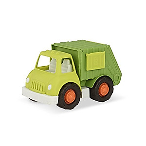 Battat- Wonder Wheels- 3-Piece Toy Truck Set – Fire Truck, Recyling Truck, Excavator Truck – Toy Emergency Vehicles- Recyclable Materials – 1 year +