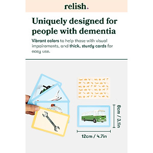 Relish Category Snap - Matching Card Game, Dementia Activities for Seniors, Alzheimer's Products