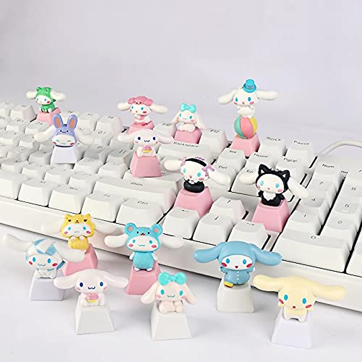 Novelty Keycaps Gaming Accessories Mechanical Keyboard Keycap Personality Design Cartoon Cherry MX Axis Anim Keycap (Single R4 Keys (KIT 7)
