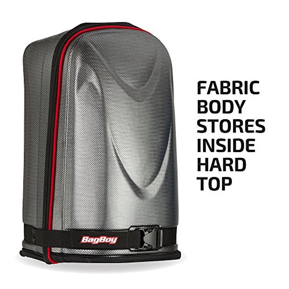 Bag Boy Golf T-10 Hard Top Travel Cover (Black/Royal/Charcoal, )