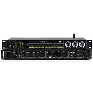 Depusheng REV3900 Professional KTV Pre-effector Household Reverberator Karaoke Anti-howling Audio Processor USB Bluetooth Device