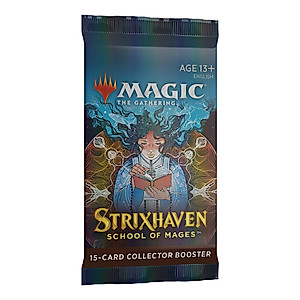Magic: The Gathering Strixhaven Collector Booster Pack | 15 Magic Cards, Blue