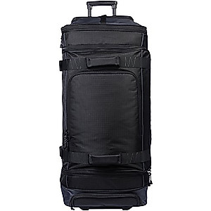 Amazon Basics Ripstop Wheeled Duffel, 35", Black