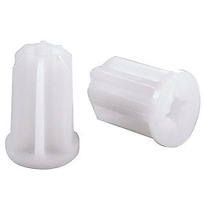 Shepherd Hardware 9069, 3/4" Caster Furniture Sockets, White