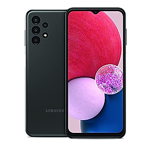 SAMSUNG Galaxy A13 LTE Cell Phone, Factory Unlocked Android Smartphone, 32GB, Multi Lens Camera, Infinity-V HD+ Display Screen, Long Battery Life, Expandable Storage, US Version, Black