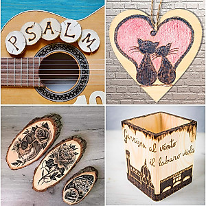 Wood Burning Kit 95pcs, West Bay Soldering Pen with Adjustable On-Off Switch Control Temperature Wood Burning Tool for Embossing/Carving/Soldering Tips/Carrying Box