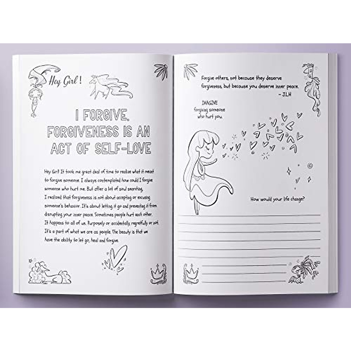 Hey Girl! Empowering Journal for girls: To Develop Gratitude and Mindfulness through Positive Affirmations