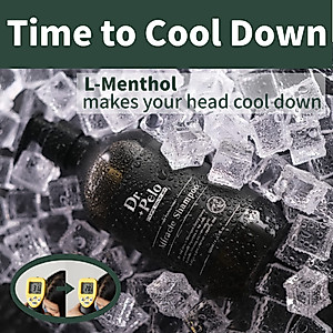 Dr.Pelo Miracle Shampoo, Shampoo for Oily Hair Types – Cool Down Your Scalp and Style Your Hair Easier