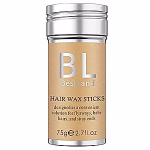 BestLand Hair Wax Stick, Flyaways Hair Stick Non-greasy Styling Wax Stick for Hair Edge Control Hair Finishing Slick Wax Stick Flyaways Edge Frizz Baby Hairs (2.7 Fl Oz (Pack of 1))