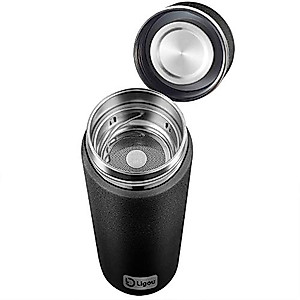 Insulation Stainless Steel Mug, business, travel, sport's choose (Black) 16 oz