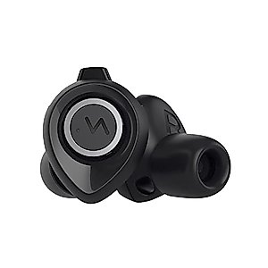 Minuendo high fidelity acoustic earplugs | Hearing protection for musicians | Adjustable dB attenuation ear plugs | Made in Norway | Award winning design | Suitable for concerts, gigs, working Black