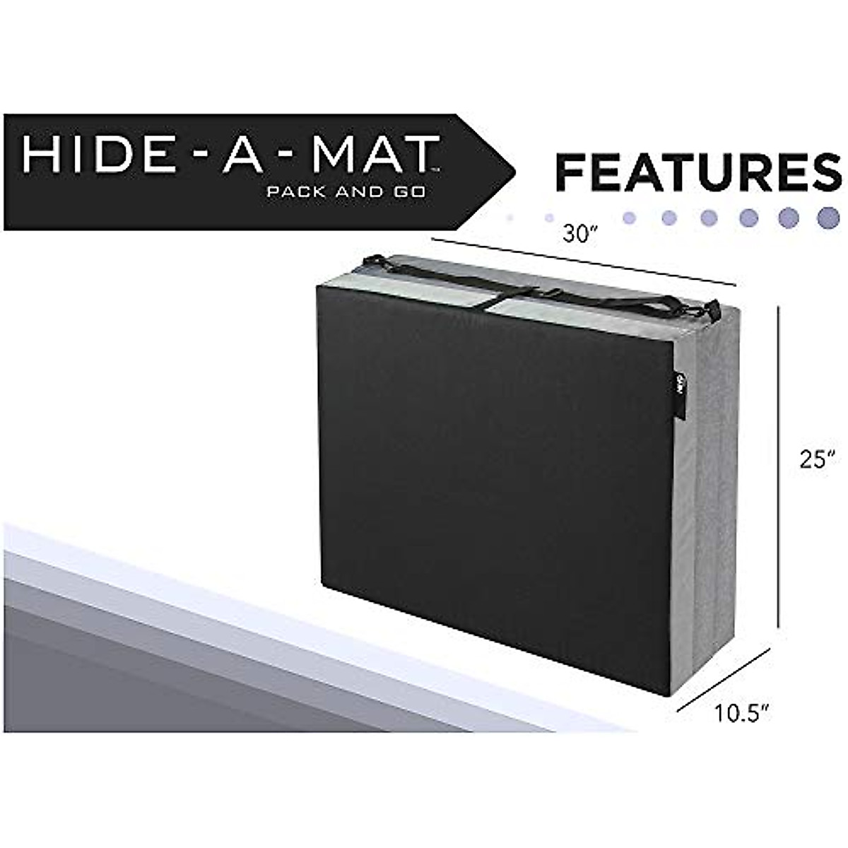 American Furniture Alliance Trifold Hide'A Mat Jr. Twin