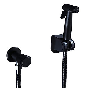 Spray Shower Head Bathroom Toilet Adapter Hose Kit - Black Toilet Flushing Spray Gun, Washing Machine, Ass, Flushing Nozzle, Toilet, Toilet, pressurization