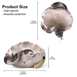 Desk Decor Snake Figurines for Home Office Desk Room Decoration