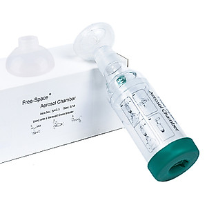 Free-Space Dog Inhaler Spacer,Specifically Designed for Dogs,with Round Shape Silicone Mask,Dog Aerosol Chamber Include 2 Mask for Best Fit(for Dog)