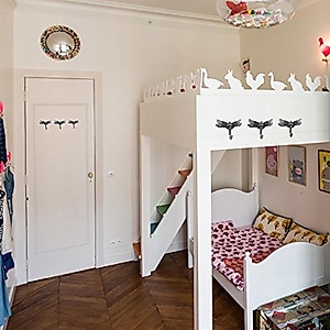 Decorative Dragonfly Hooks - Dragonfly Coat Towel Robe Bathroom Wall Animal Hooks Outdoor(Pack of 4)