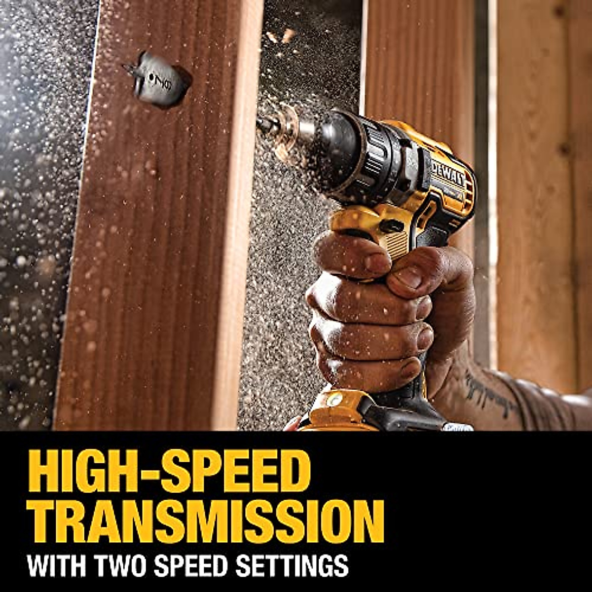 DEWALT 20V MAX Power Tool Combo Kit, 4-Tool Cordless Power Tool Set with 2 Batteries and Charger (DCK483D2)