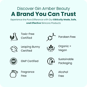 Gin Amber Dermaroller (0.25mm) - 192 Real Individual Needles, Microdermabrasion Device for Skin Care, Serum Absorption with Microneedling, Safe and Painless Revitalizer Tool, Hygienic Case